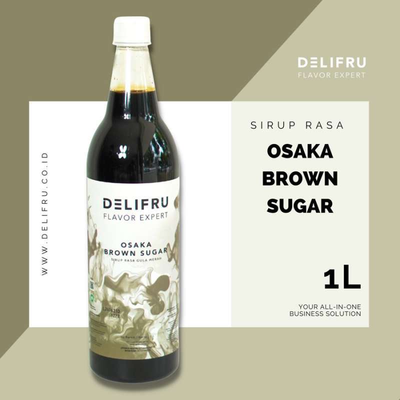 Promo Delifru Syrup Osaka Brown Sugar - Sirup Gula Merah 1 Liter Diskon ...