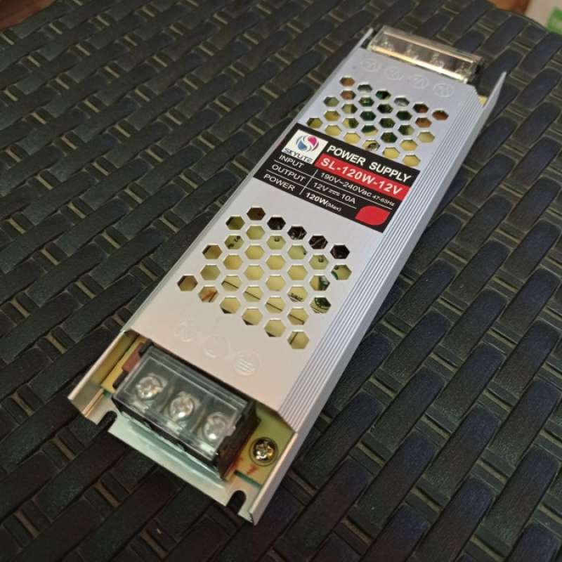 Promo Adaptor Slim Power Supply 12v 10A 15A 20A 30A Skylite Trafo - 10A - 120 Watt Diskon 9% di ...