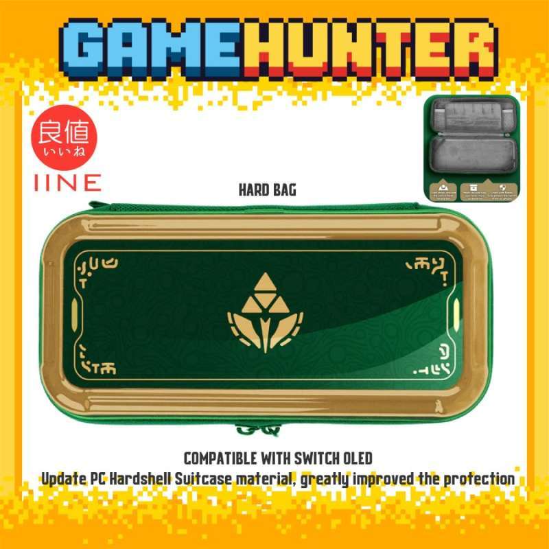 Jual IINE Hard Case Storage Bag Nintendo Switch Zelda Tears of the ...