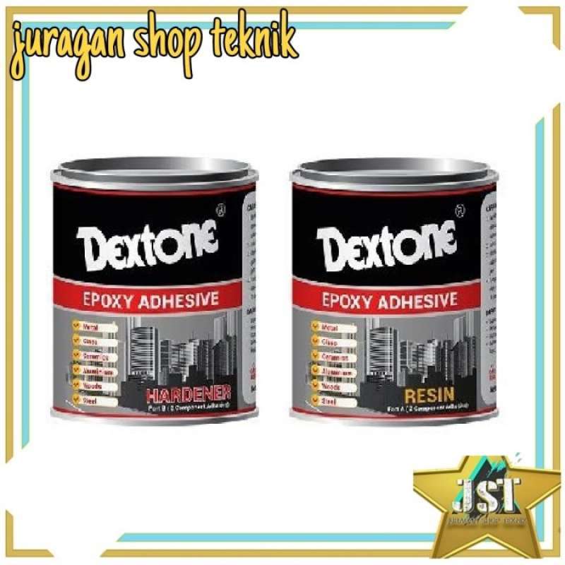 Promo Dextone - Lem Epoxy 2 Komponen Resin Dan Hardener 1Kg Diskon 17% ...