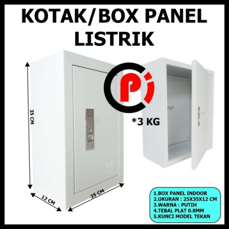 Jual Box Kotak Panel Listrik Indoor Ukuran 35x25x15 Cm Bahan Plat Tebal ...