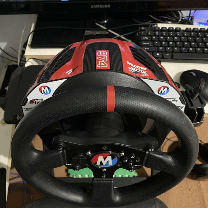 Promo Thrustmaster T300 Rs/Gt Wheelbase Decal Sticker Diskon 17% di ...