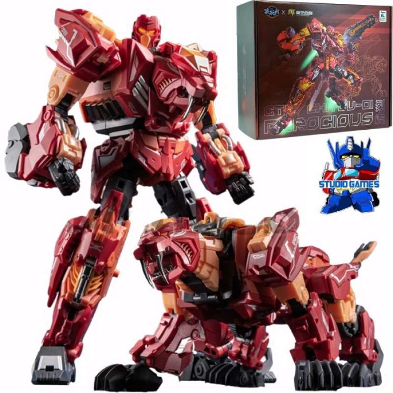 Promo Cang Toys CT-01 Ferocious - Transformers G1 Rampage Predaking ...