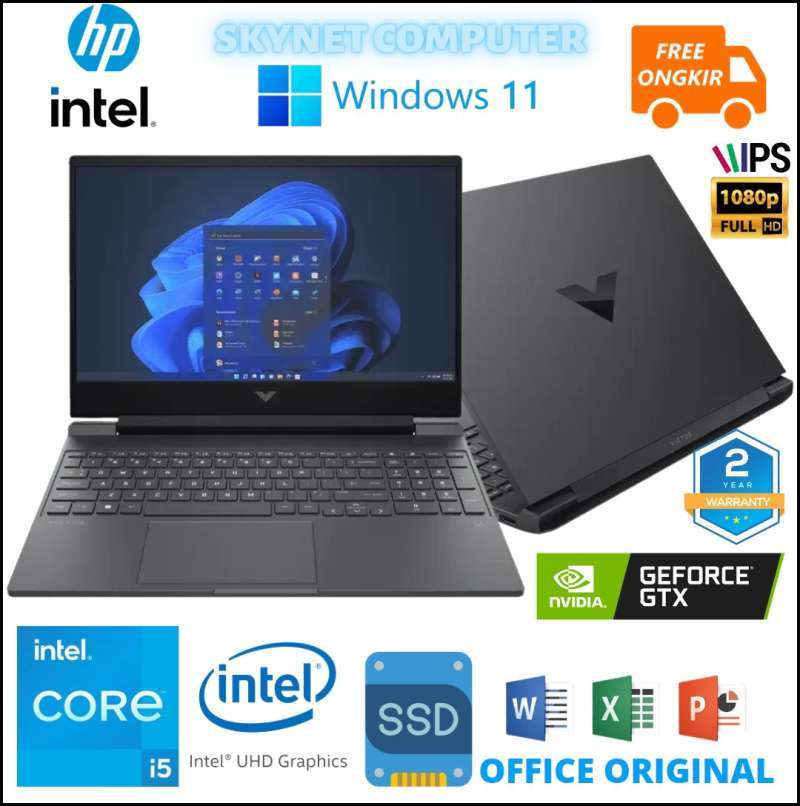 Jual HP VICTUS GAMING FA0116TX INTEL CORE i5 12500H RAM16GB SSD512GB NVIDIA GTX1650 WINDOWS 11 ...