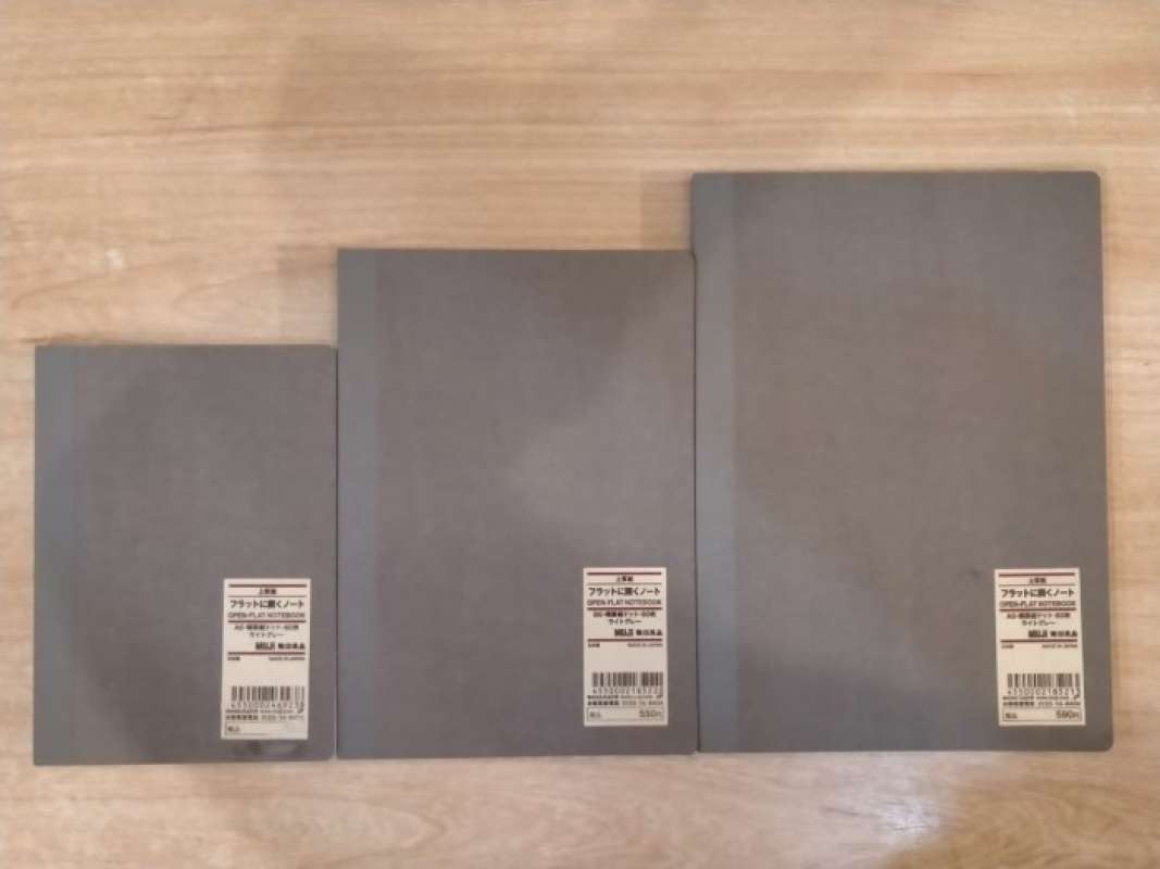 Promo Muji Hq Paper Open-Flat Notebook - Notebook Diskon 17% di Seller ...