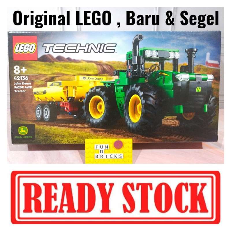 Jual LEGO 42136 Technic John Deere 9620R 4WD Tractor di Seller Fun D ...