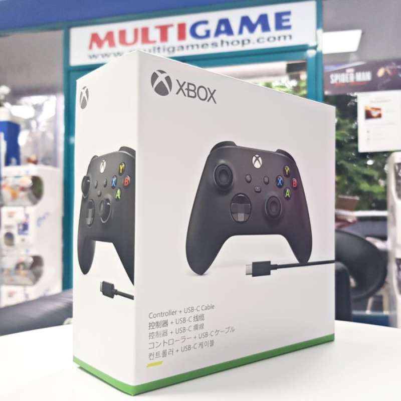 Promo New Xbox Series Wireless Controller +Usb-C Cable (Carbon Black ...