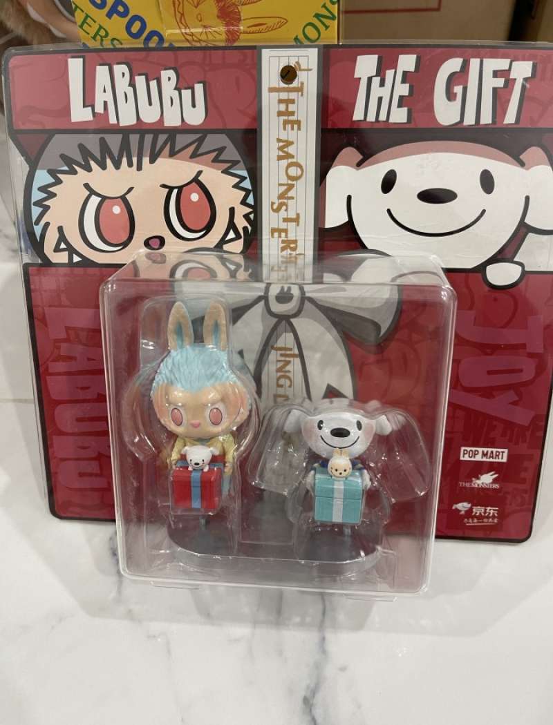 Promo Popmart the monster x joy- Labubu The gift limited popmart Diskon ...