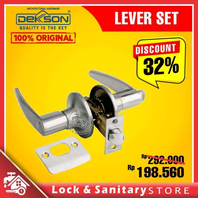 Jual Handle Pintu Kamar Dekson 1 Set Original Murah - Harga Diskon Juni ...