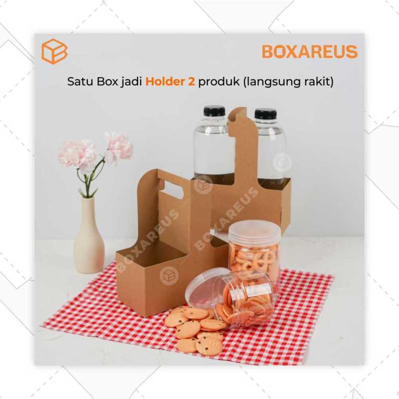 Jual Cup Holder Kopi Box Takeaway Botol Almond Kale Packaging Jar ...