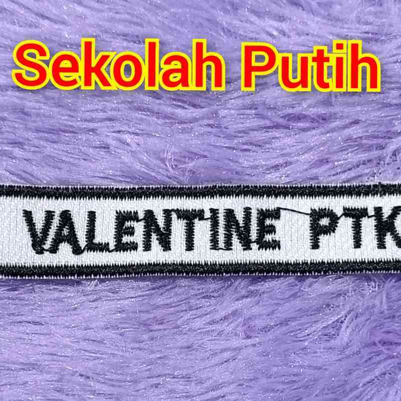 Jual Nama sekolah bordir | bet nama | name tag | nama dada | bordir ...