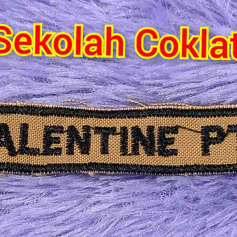 Jual Nama sekolah bordir | bet nama | name tag | nama dada | bordir ...