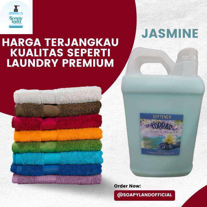 Promo KEMENKES Softener 5 LITER PREMIUM TOPPAS untuk Pelembut dan Pewangi Pakaian Diskon 51% di ...
