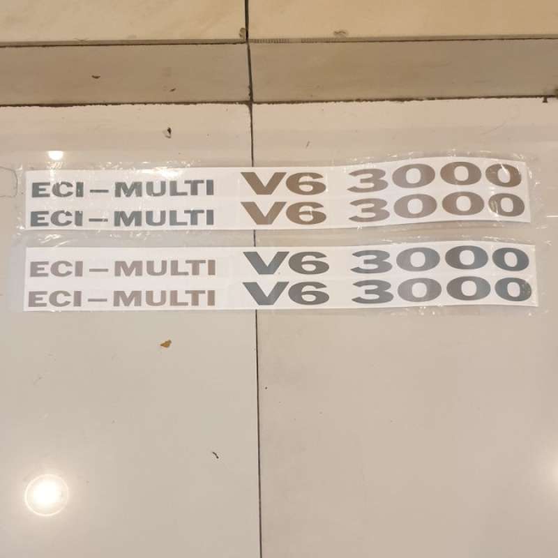 Promo Sticker Stiker Body Eci Multi V6 3000 Mitsubishi Pajero Bensin ...