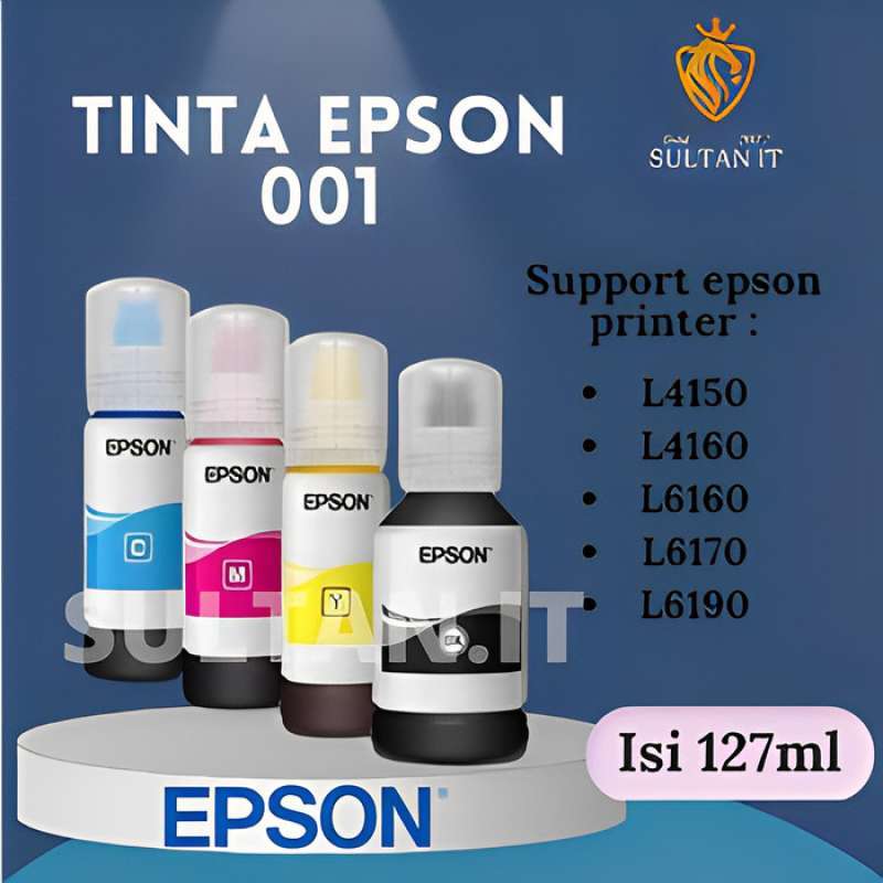Promo Tinta Epson 001 Bkcmy Original Diskon 6% Di Seller Sultan.it ...