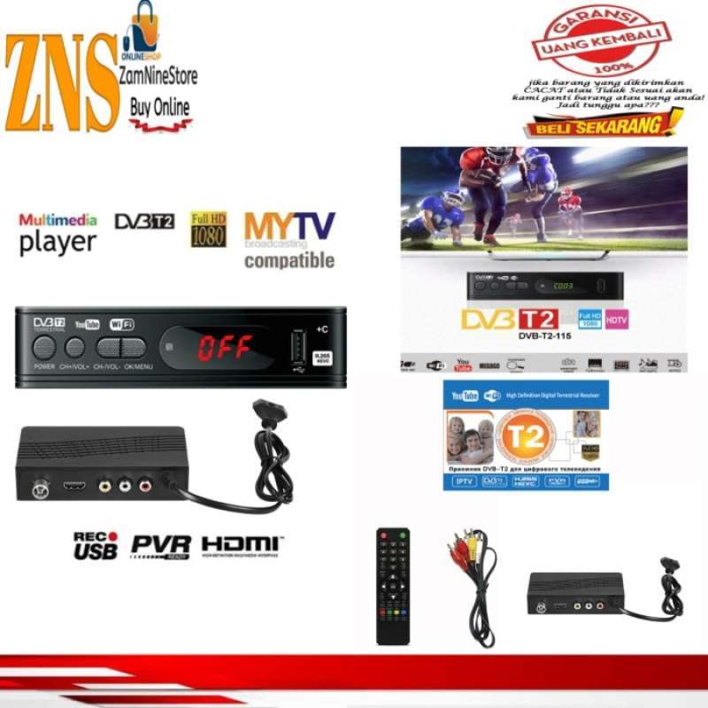Jual Digital Tv Tuner Set Up Box Receiver Screen Recorder Mp4 Player ...