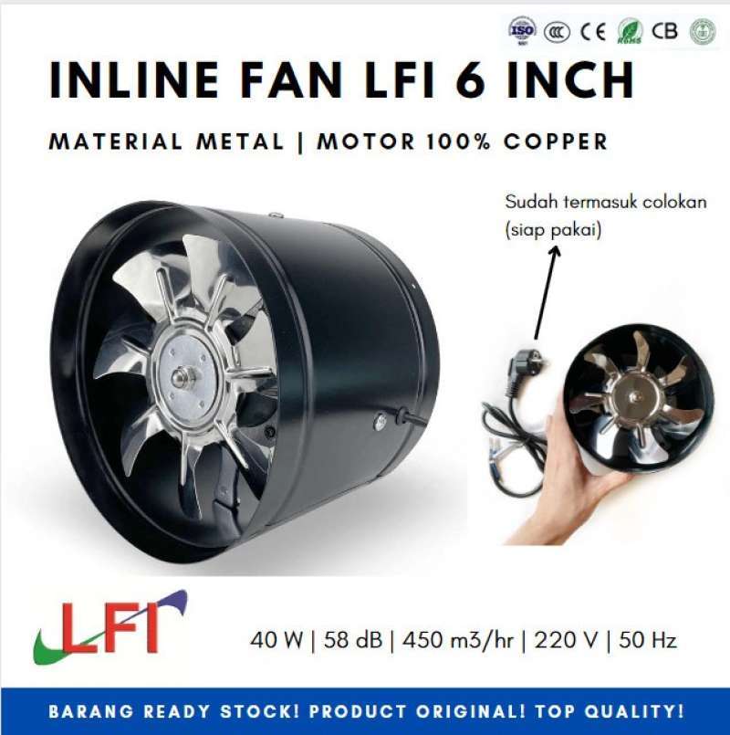 Promo 6 Inch Mini Inline Fan/Booster Fan/Air Duct Fan/Exhaust Fan ...