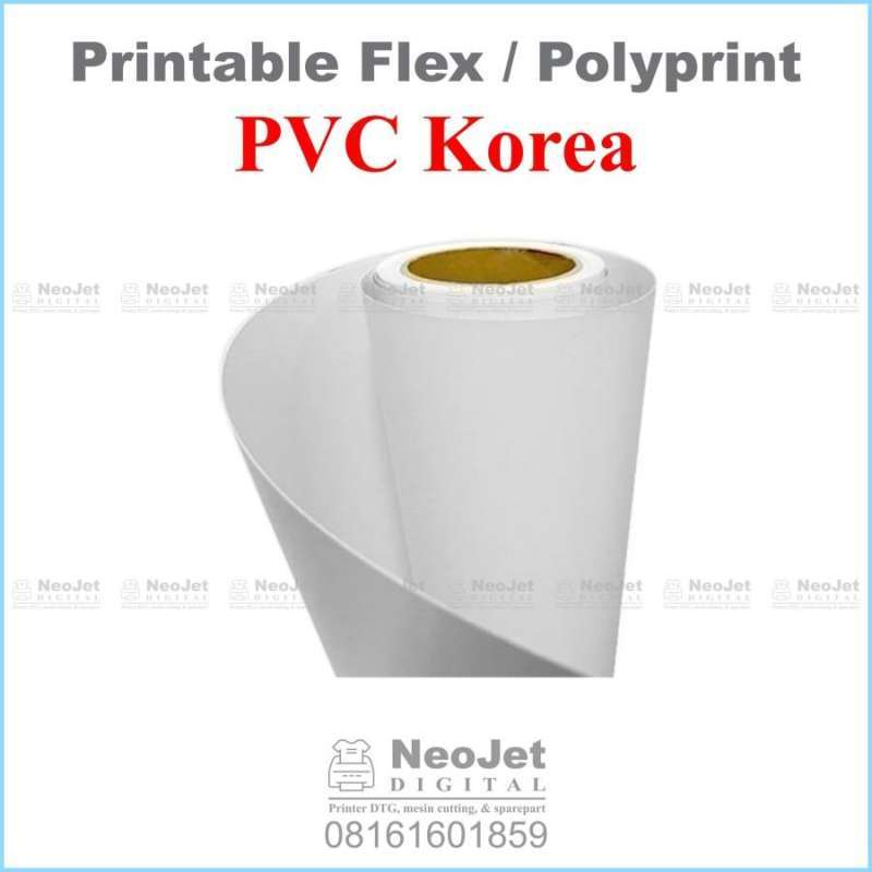 Jual Polyprint Printable PVC Flex Korea Polyflex Print Sablon Poliplek ...
