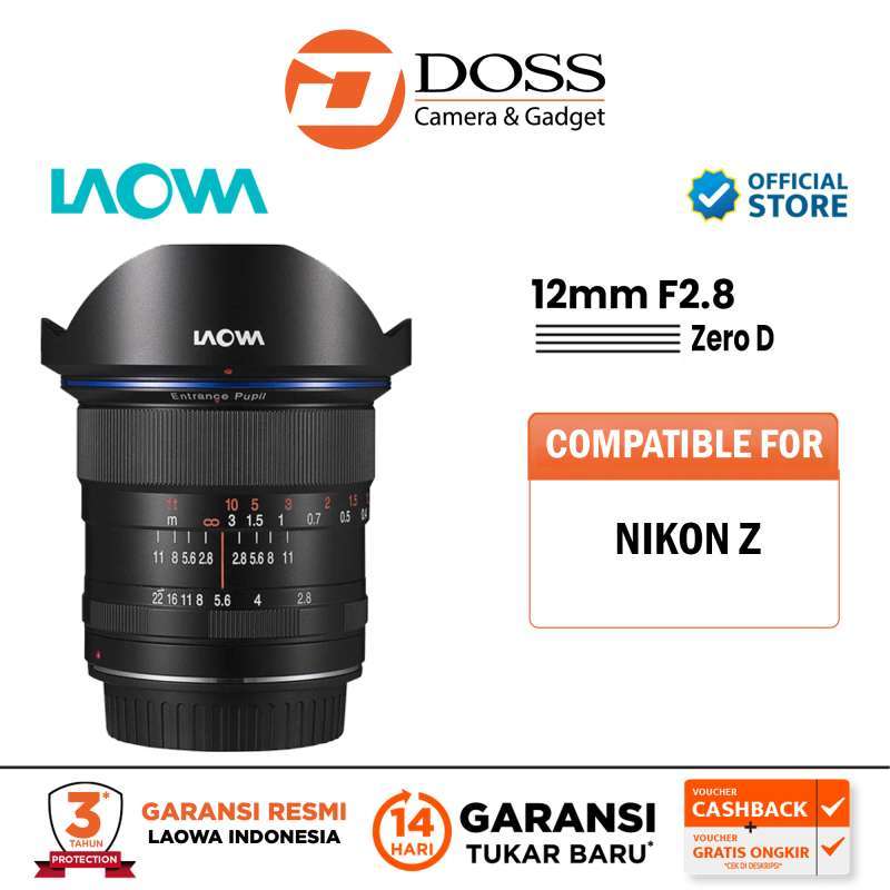 Jual Laowa 12mm F2.8 Zero-d Lens Laowa 12 Mm F28 Zero D F/2.8 - Nikon Z Di Seller Doss Bali ...