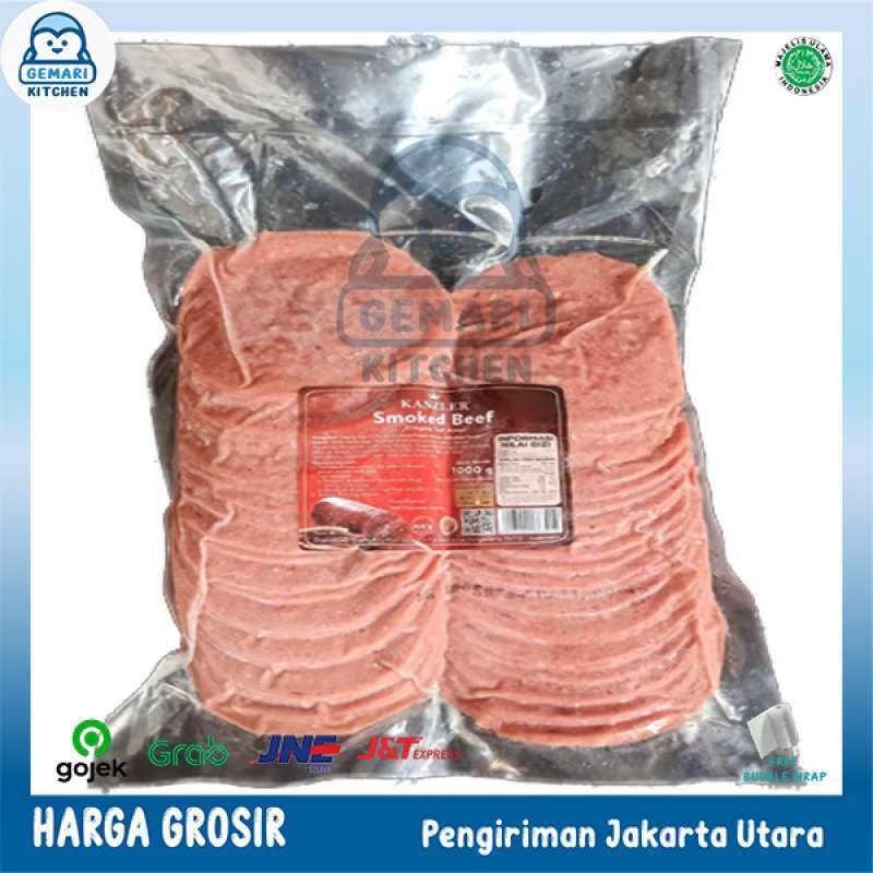 Promo KANZLER SMOKED BEEF / DAGING SAPI ASAP 1 KG Diskon 13% di Seller ...