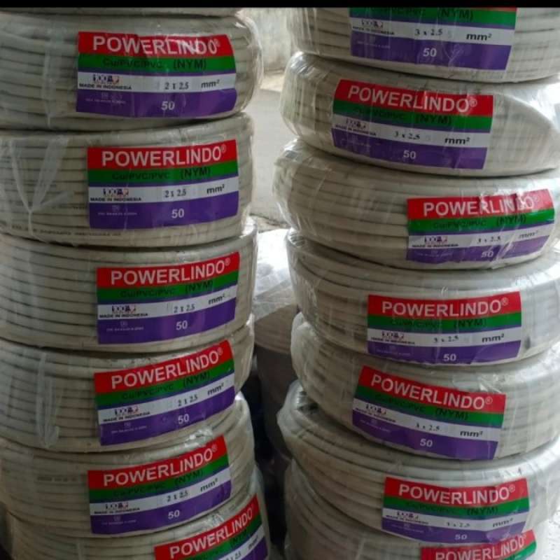Promo Kabel listrik SNI 3x2,5 per rol 50 meter/ kabe kawat tembaga SNI ...