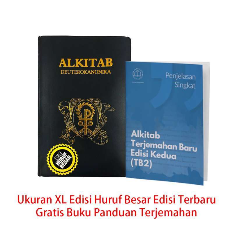 Jual Alkitab Katolik Deuterokanonika XL Edisi Huruf Besar - Kitab Suci ...