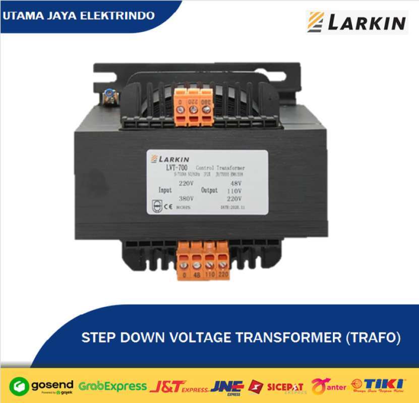 Promo Voltage transformer trafo step down LVT-700VA input 380V/220V LARKIN - Multicolor ...