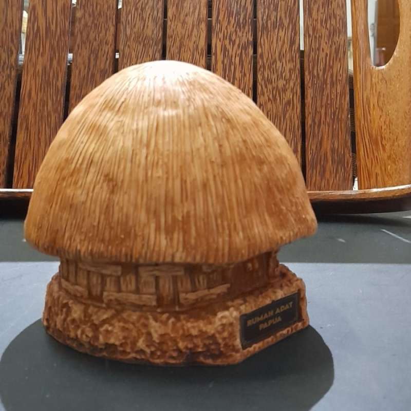 Jual Miniatur Rumah Adat Honai/rumah Adat Papua Di Seller Regans Store ...