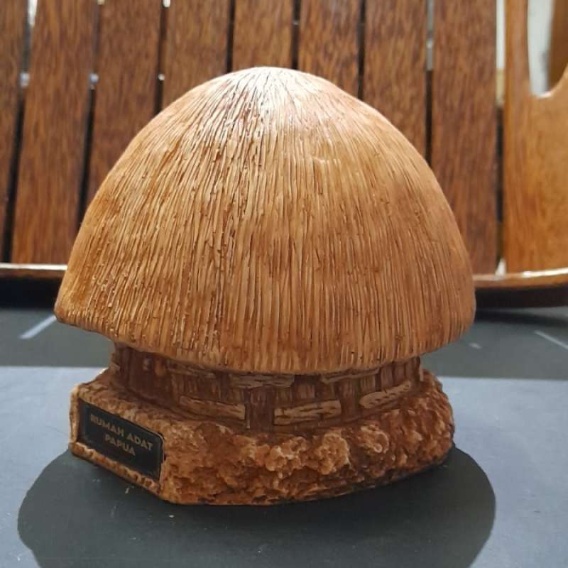 Jual Miniatur Rumah Adat Honai/rumah Adat Papua Di Seller Regans Store ...