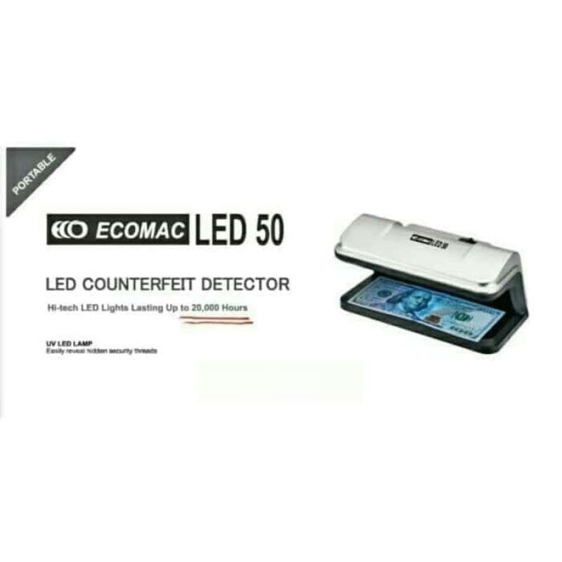 Promo Ecomac Led 50 / Cek Deteksi Uang Palsu / Lampu Uv Detector Uang ... Promo Ecomac Led 50 / Cek Deteksi Uang Palsu / Lampu Uv Detector Uang ...