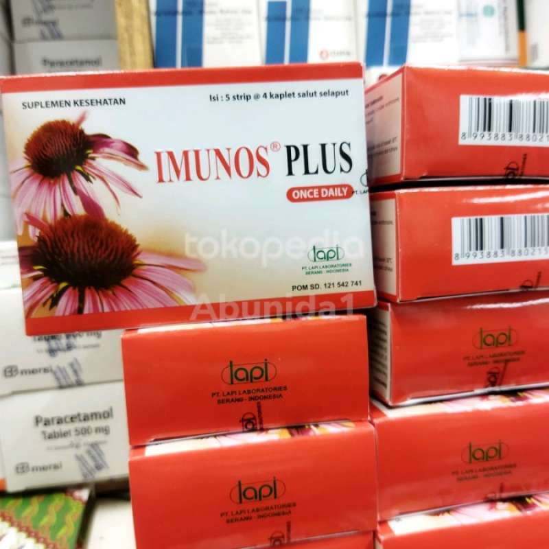 Promo Imunos Plus Tablet Suplemen Kesehatan Original Diskon 8% Di ...