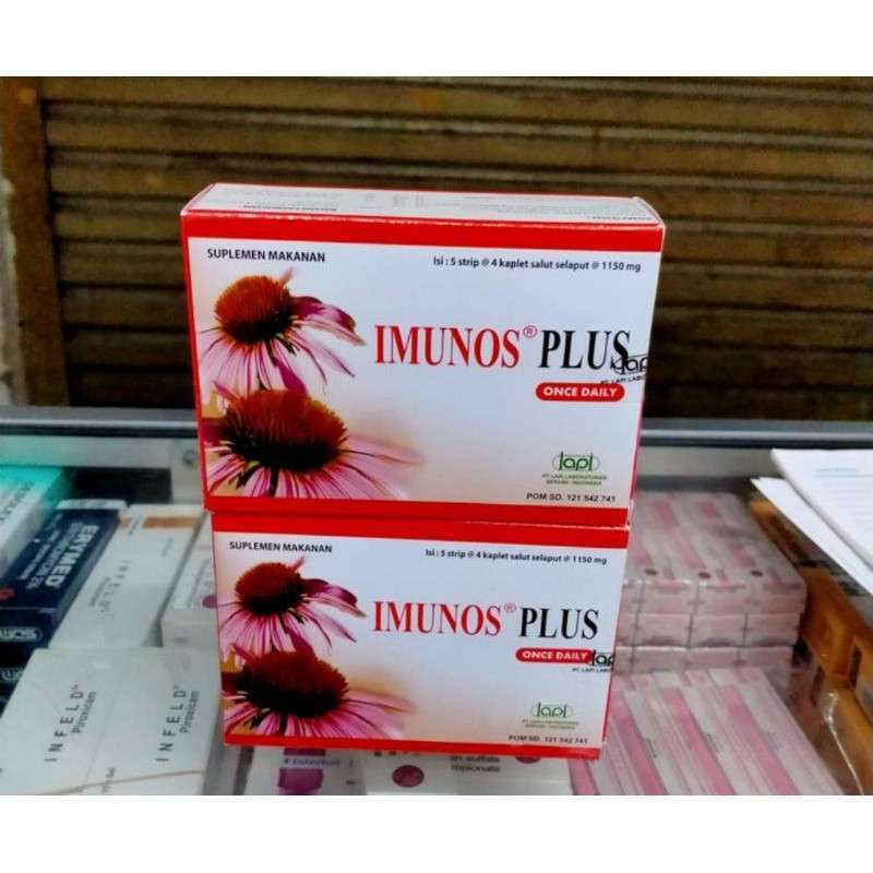 Promo Imunos Plus Tablet Suplemen Kesehatan Original Diskon 8% Di ...