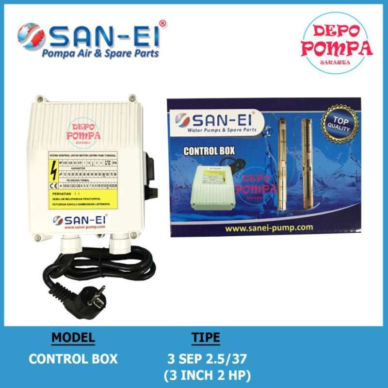 Jual Control Box Pompa Air Satelit San Ei 3 Inch 2 Hp - Multicolor di ...