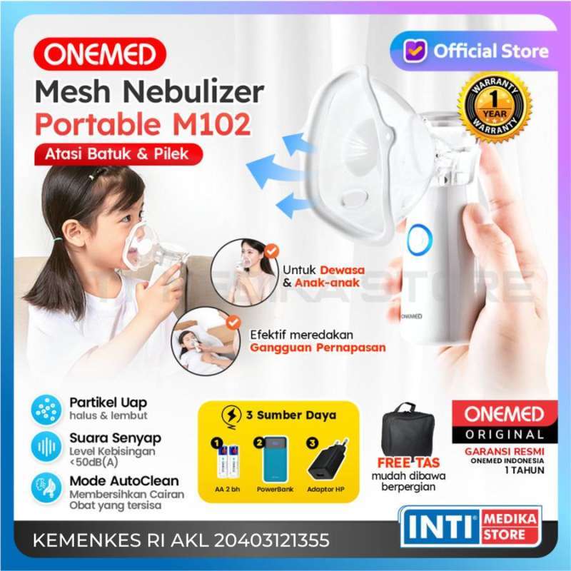 Promo ONEMED - Nebulizer Portable M102 | Mesh Nebulizer | Alat Terapi Uap Diskon 17% di Seller ...