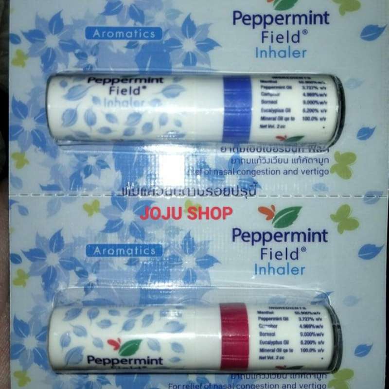 Jual Peppermint Field Inhaler Thai Aromatic Asli Inhaler Thailand ...