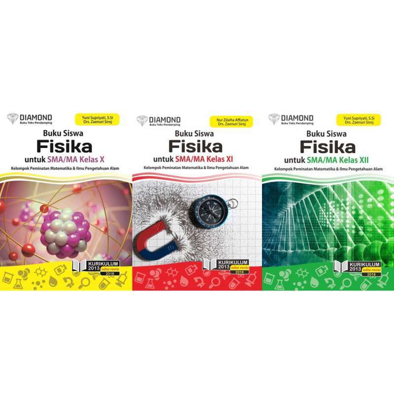 Jual Diamond: Buku Teks pendamping - Fisika SMA/MA Kelas X, XI, XII Kelompok Peminatan ...