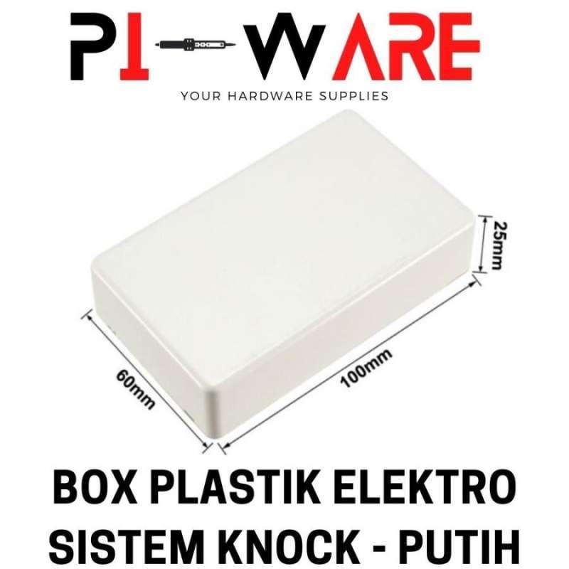 Jual Box Plastik Abs Elektronik 100x60x25mm Kotak Case Project Warna ...