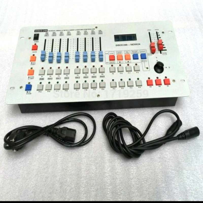 Promo mixer lampu parled dan beam controler DMX 240 , 24 controler ...