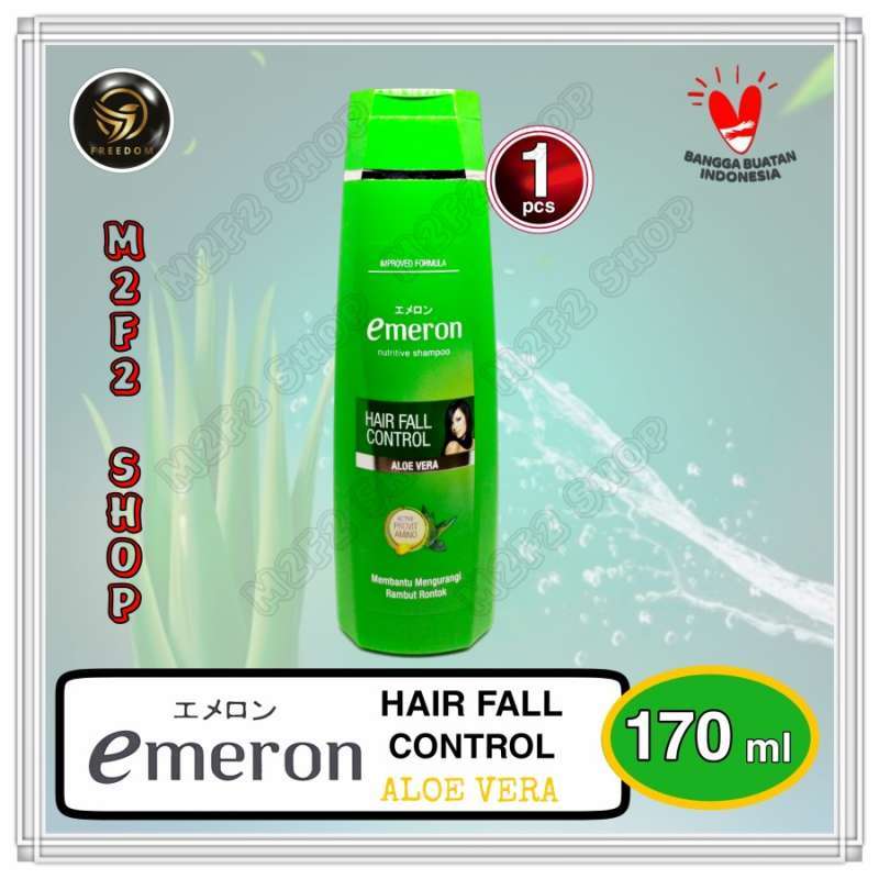 Promo Shampoo Emeron Hair Fall Control Aloe Vera - 170 ml (Kemasan ...
