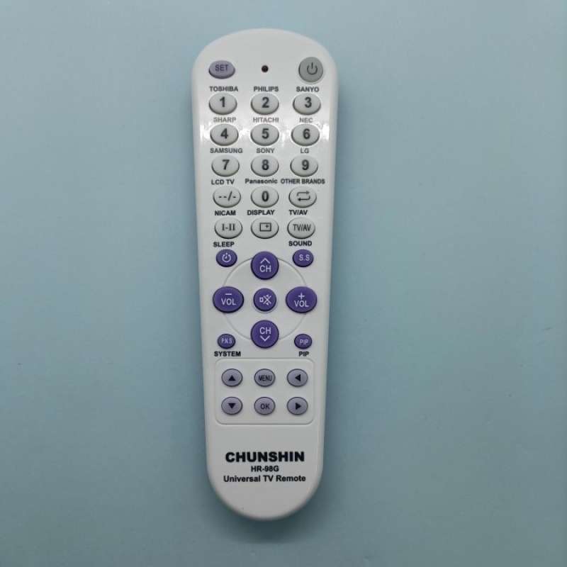 Jual Remote Remot Tv Tabung + Tv Lcd Led Multi Universal Hr-98g Kode ... Jual Remote Remot Tv Tabung + Tv Lcd Led Multi Universal Hr-98g Kode ...