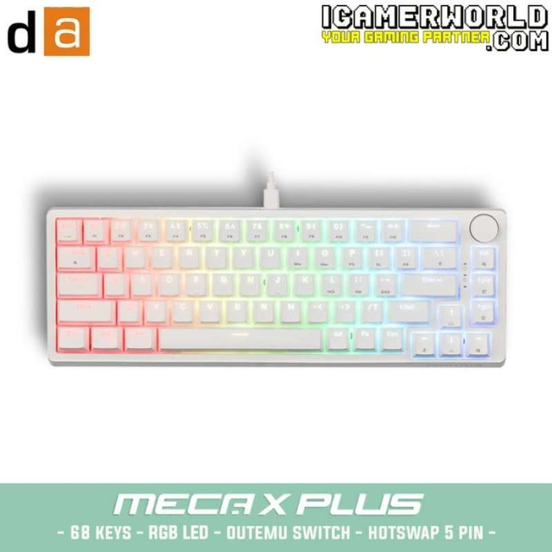 Promo Digital Alliance Meca 6X Plus Rgb Hotswap Mechanical Gaming ...