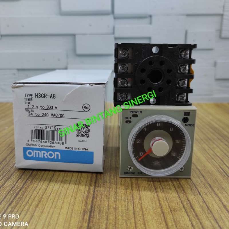 Promo TIMER OMRON H3CR- A8 220VAc + SOCKET. Diskon 23% di Seller Hubner ...