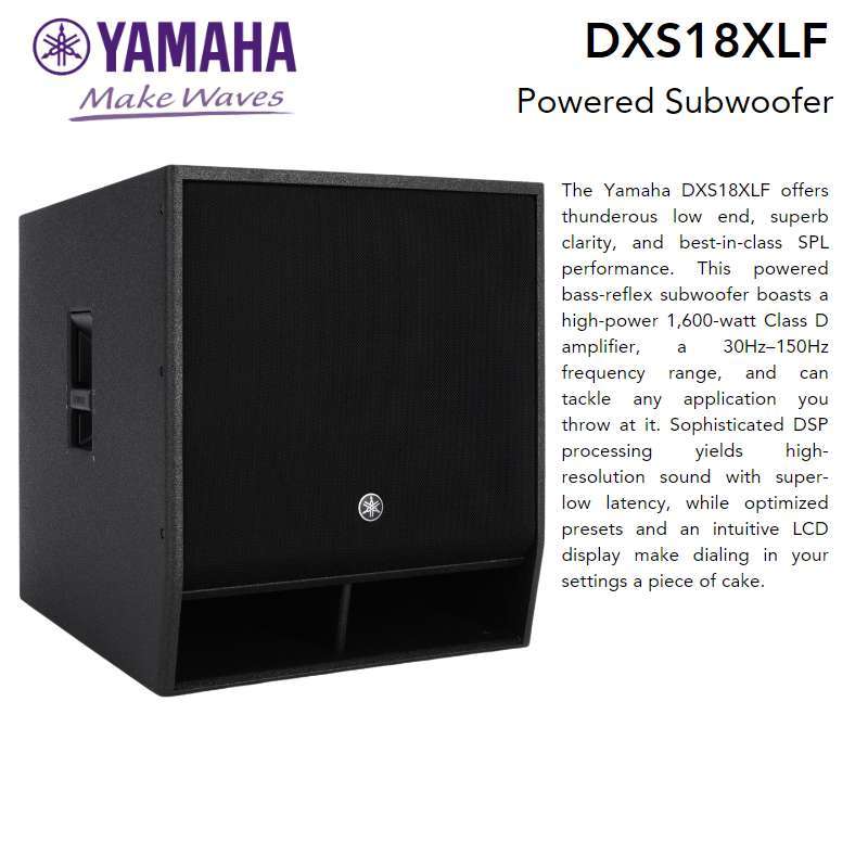 Jual YAMAHA DXS18XLF DXS 18 XLF SUBWOOFER AKTIF 18 INCH di Seller Excellent Audio M2 - Mangga ...