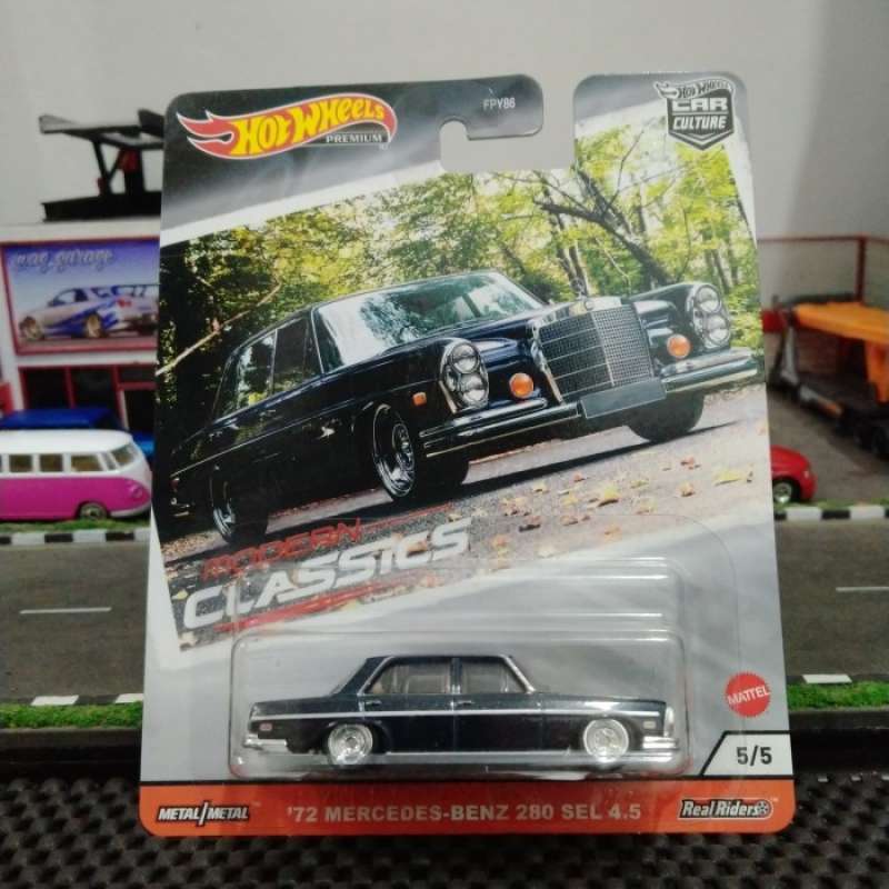 Jual Hot Wheels Premium 72 Mercedes Benz 280 Sel 4.5 Hitam Modern Classic di Seller Hafizh Store ...