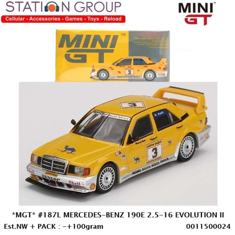 Promo Mini Gt #187L Mercedes-Benz 190E 2.5-16 Evolution Ii #3 Camel 1 ...