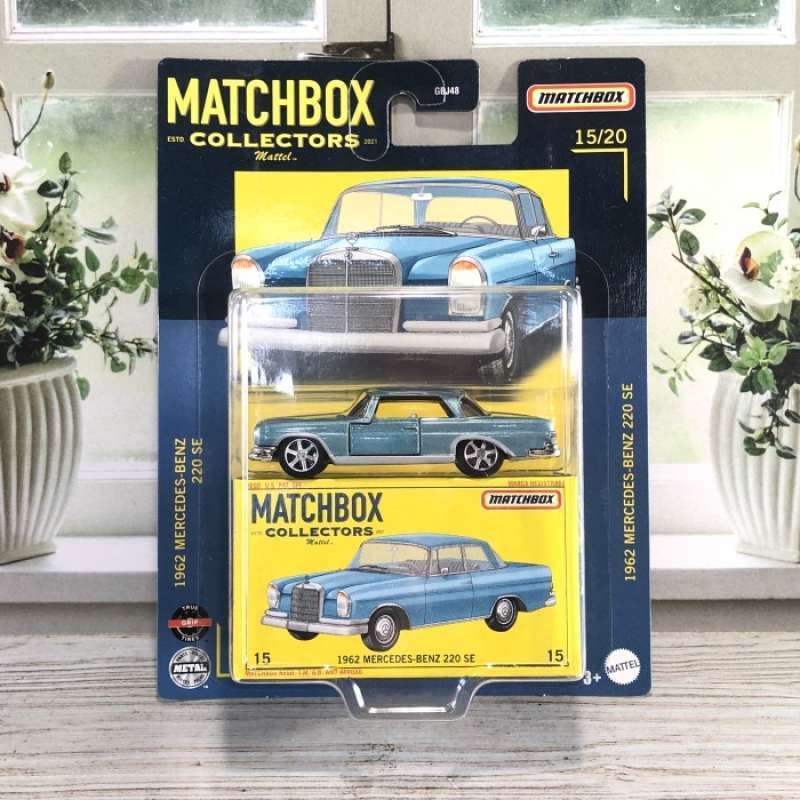 Promo Matchbox Collectors 1962 Mercedes Benz 220 Se Biru Diecast ...