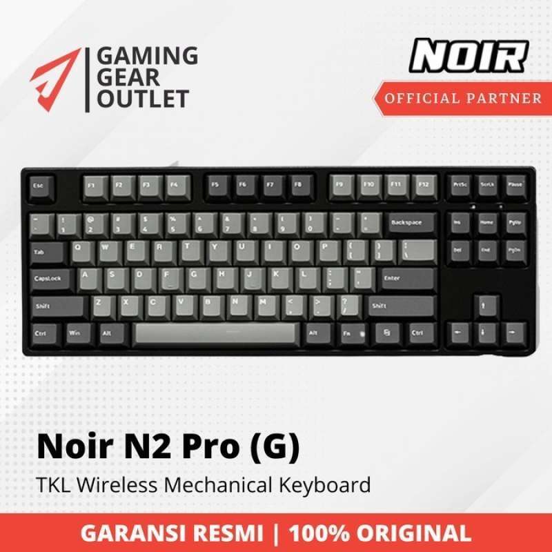 Promo Noir N2 Pro Grey - Tkl Wireless Mechanical Keyboard - Multicolor ...