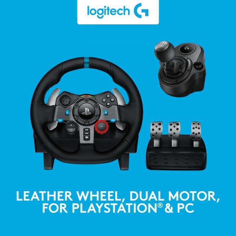 Promo Logitech G29 Driving Force Racing Steering Wheel and Pedal PC PS4 ...