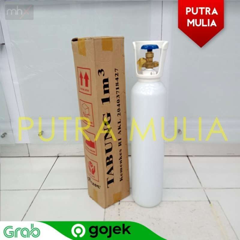 Jual Tabung O2 Oksigen + Isi Baru 1 Kubik Di Seller Bergas Selalu ...