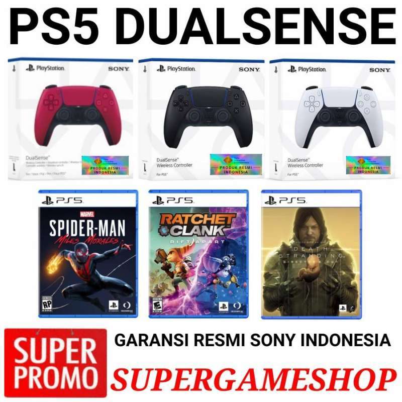 Jual Ps5 Dualsense Stik Ps5 Wireless Original Bonus Game - Cosmic Red ...
